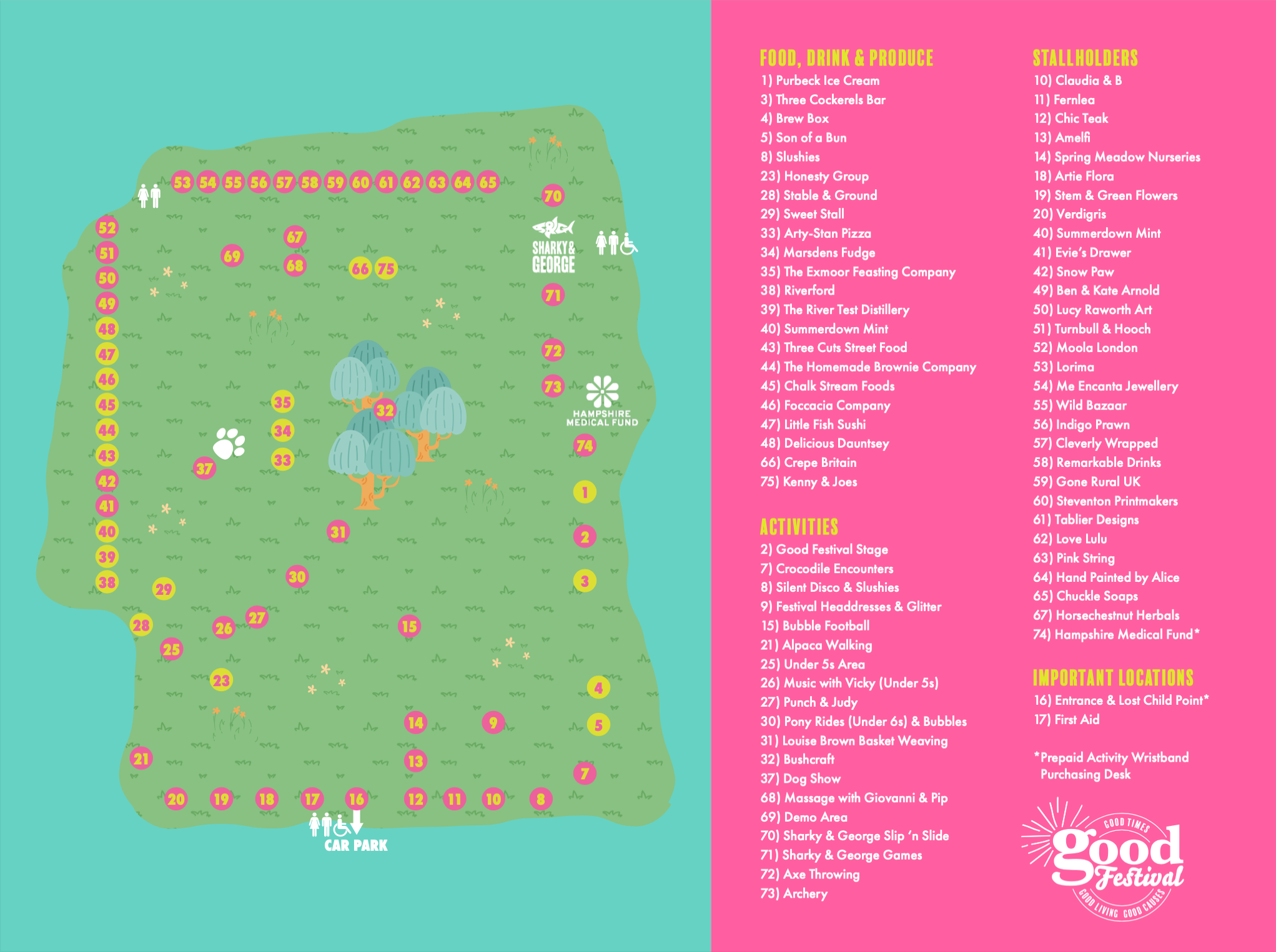Festival Map – Good Festival